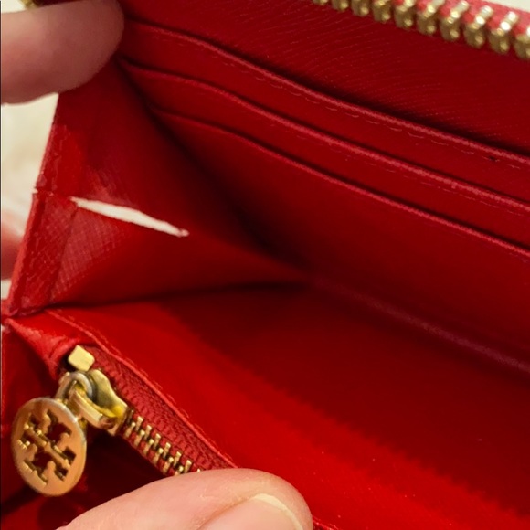 Tory Burch | Bags | Authentic Tory Burch Red Wallet | Poshmark